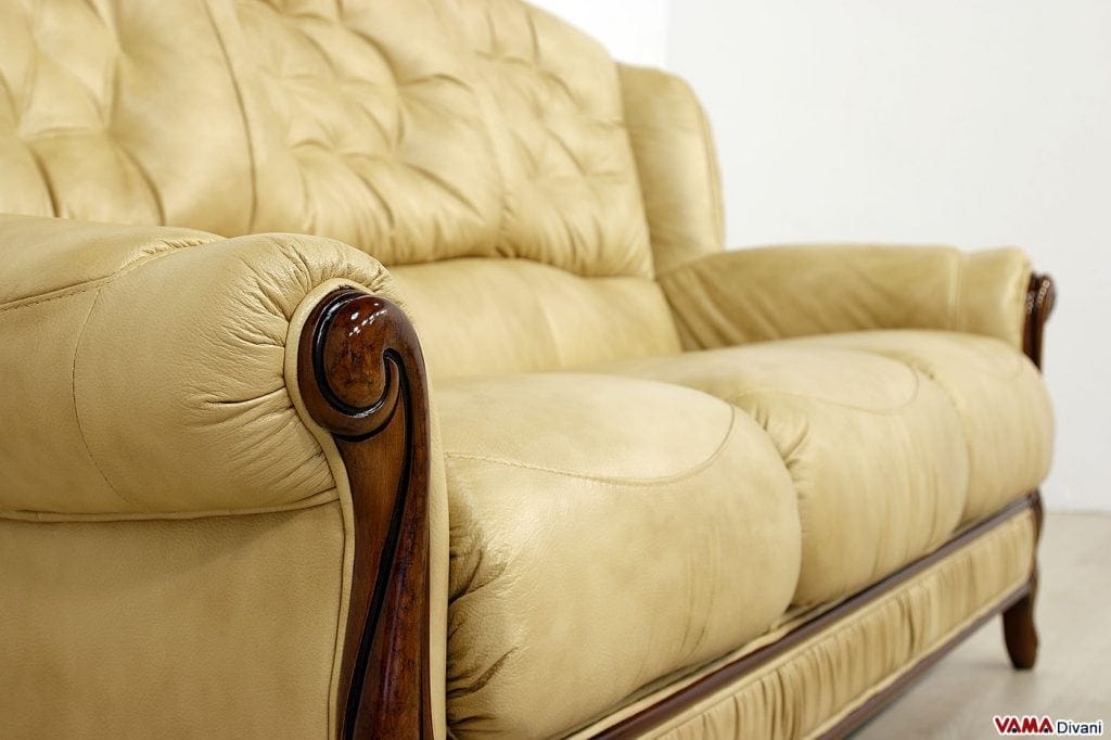 Sofá con armazón de madera Charlemagne - VAMA Divani